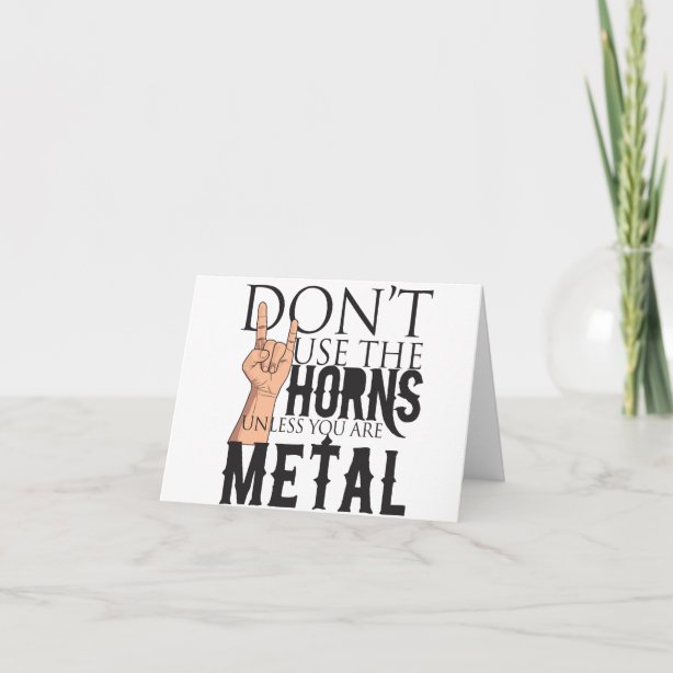 Heavy Metal Cards | Zazzle UK