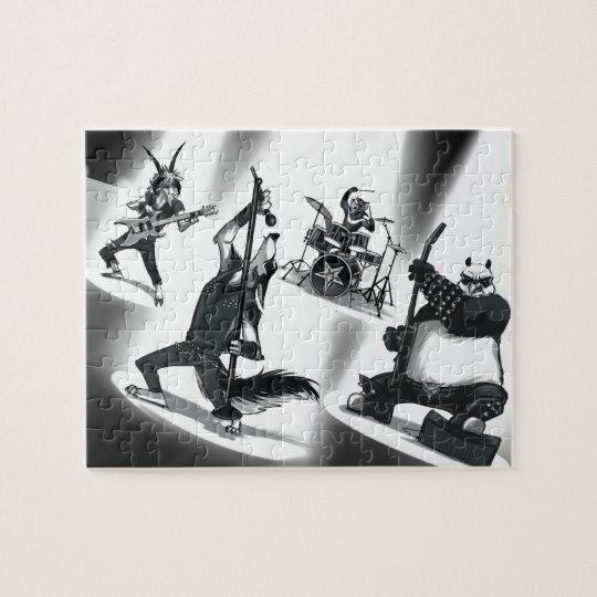 Heavy Metal Band Jigsaw Puzzle | Zazzle.co.uk