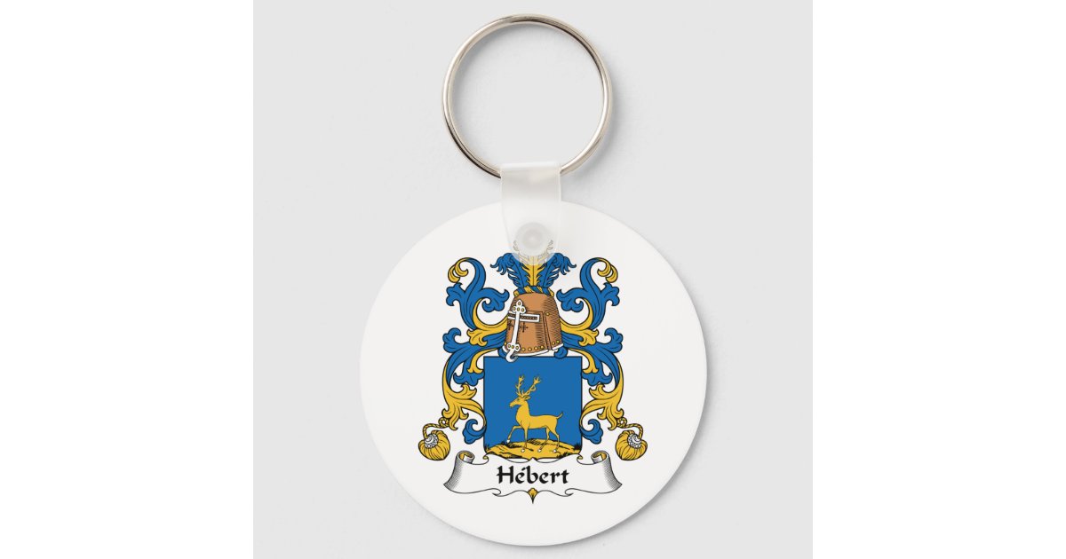 Hebert Family Crest Key Ring | Zazzle