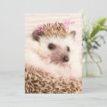 Hedgehog Thank You Card | Zazzle