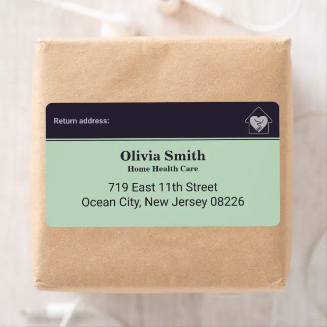 Helath Care Custom Text & Logo Label | Zazzle