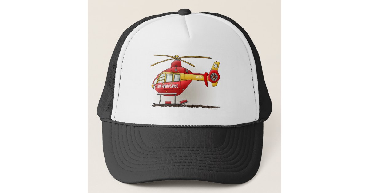 Helicopter Ambulance Hat | Zazzle