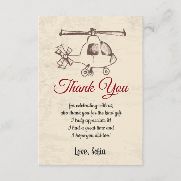 Helicopter Cards | Zazzle UK