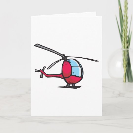 Helicopter Card | Zazzle.co.uk