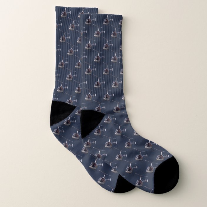 Helicopter Socks Flying Helicopter Socks Customise | Zazzle.co.uk