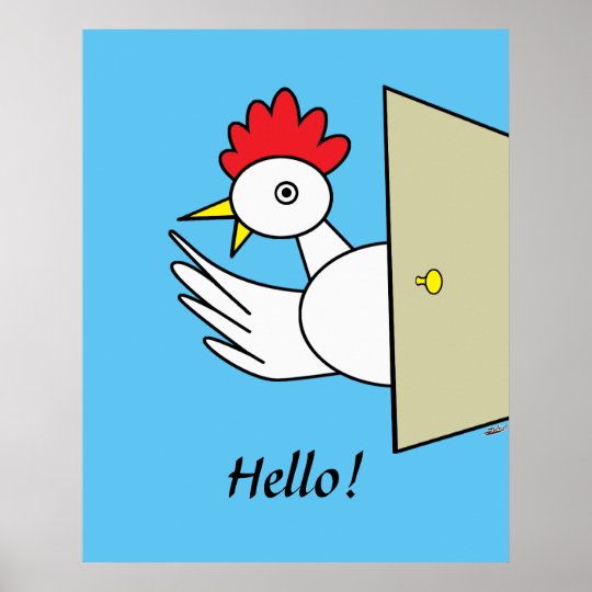 Hello! Hello! Poster | Zazzle.co.uk