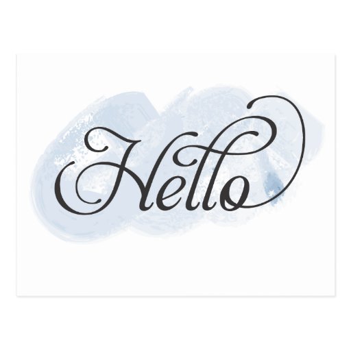 Cursive Font Postcards, Cursive Font Postcard Templates - Zazzle UK