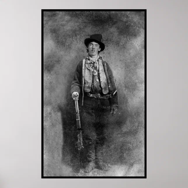 Henry McCarty, Billy the Outlaw Kid of Old West Poster | Zazzle