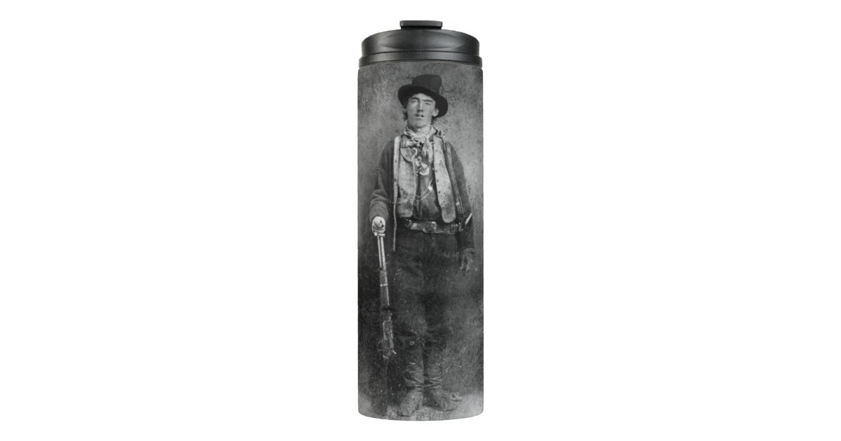 Henry McCarty, Billy the Outlaw Kid of Old West Thermal Tumbler | Zazzle
