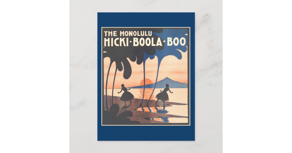 Hicki Boola Boo Postcard | Zazzle