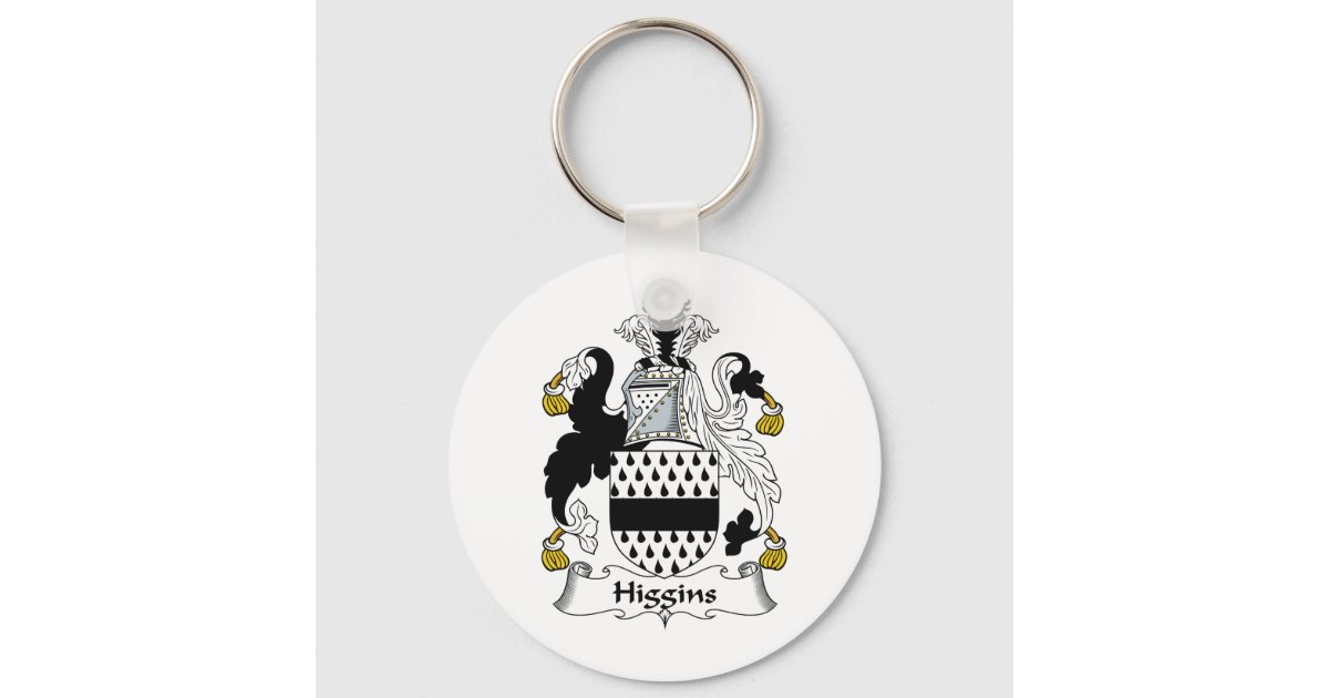Higgins Family Crest Key Ring | Zazzle