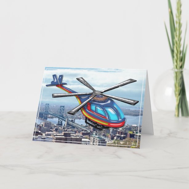 Helicopter Cards | Zazzle UK