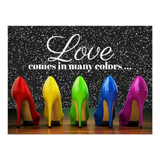 High Heel Shoes Poster | Zazzle.co.uk