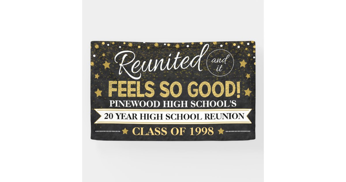High School Class Reunion Banner | Zazzle