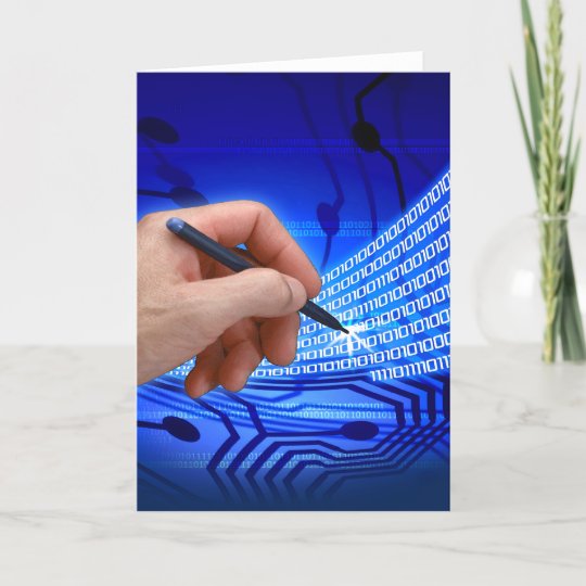 HIGH TECH GREETING CARD | Zazzle.co.uk
