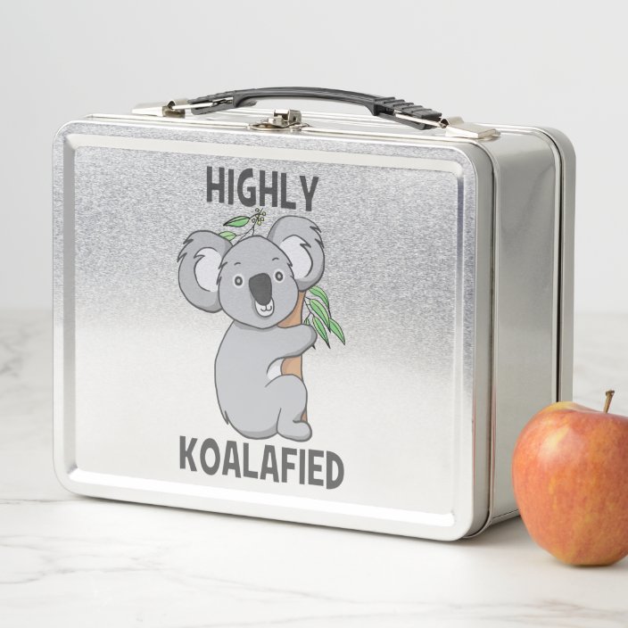 Highly Koalafied Koala Metal Lunch Box | Zazzle.co.uk