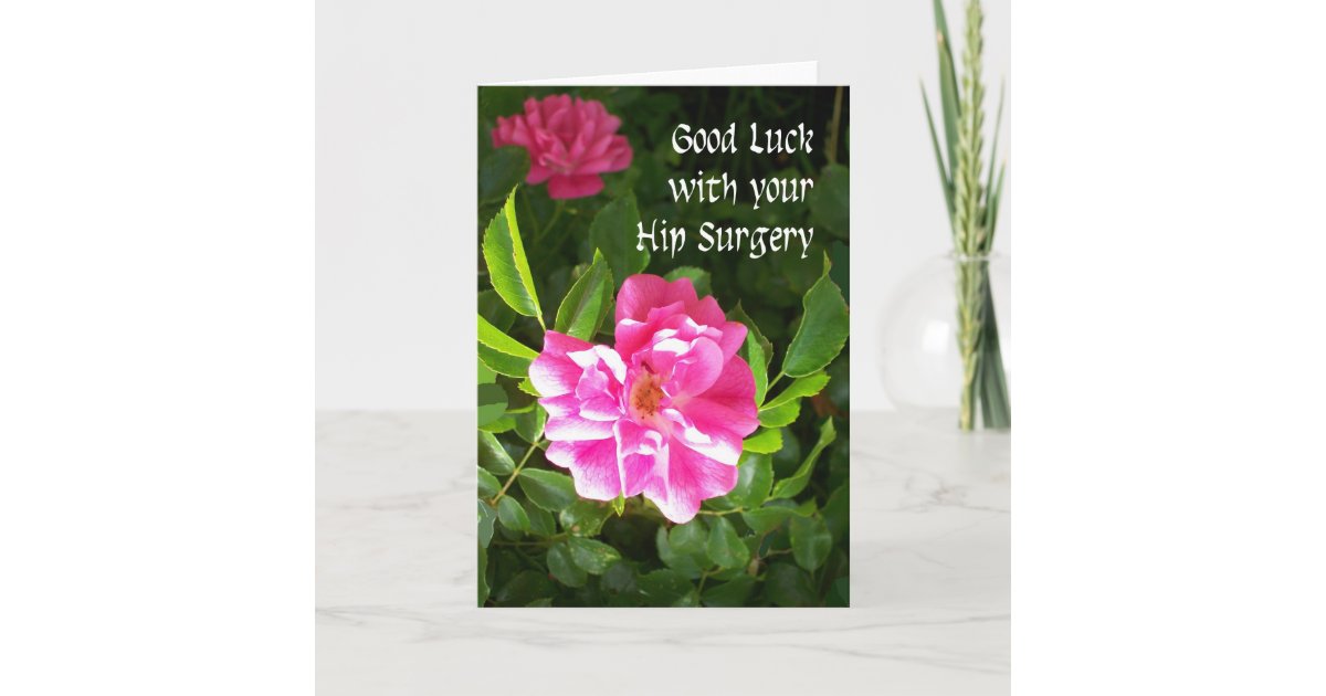 Hip Surgery Good Luck Card | Zazzle.co.uk