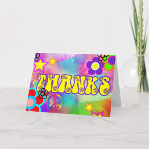 Hippie Thank You Cards | Zazzle UK