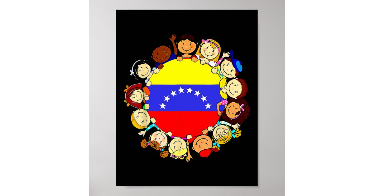 Hispanic Heritage Month Venezuela Kids Boy Venezue Poster | Zazzle