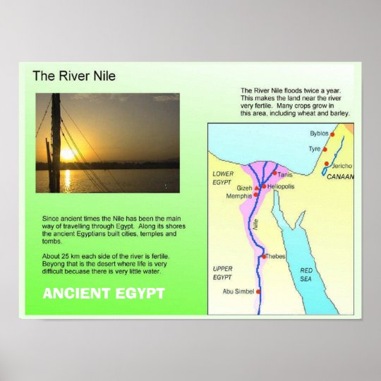 History, Ancient Egypt, River Nile Poster | Zazzle.co.uk
