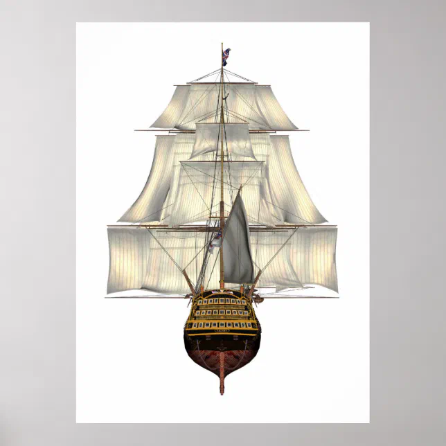 HMS Victory Poster | Zazzle