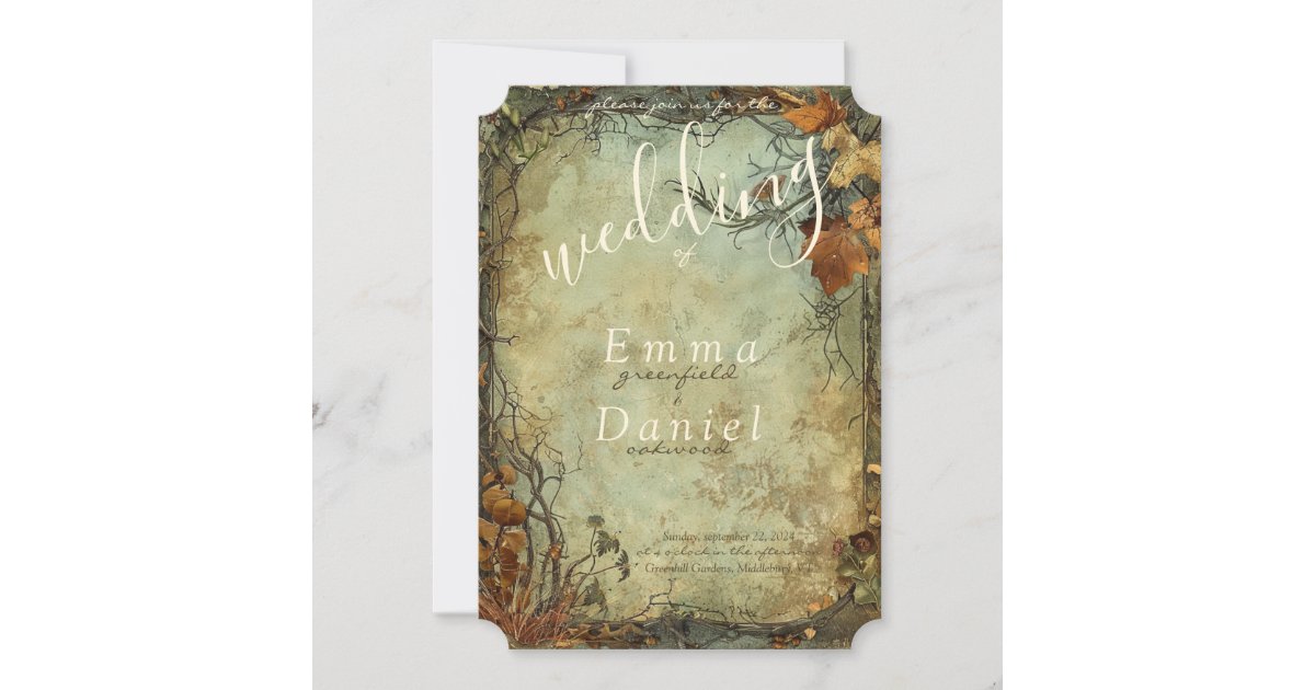 Hobbiton Haven Wedding Invitation | Zazzle