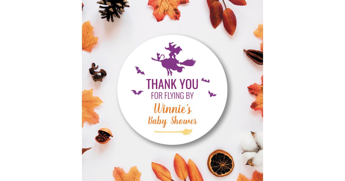 Hocus Pocus Circle Sticker | Zazzle