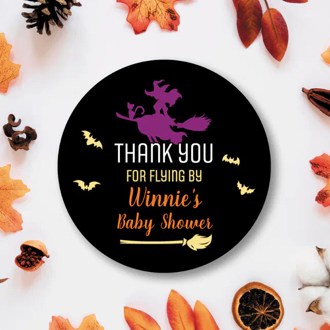 Hocus Pocus Circle Sticker | Zazzle