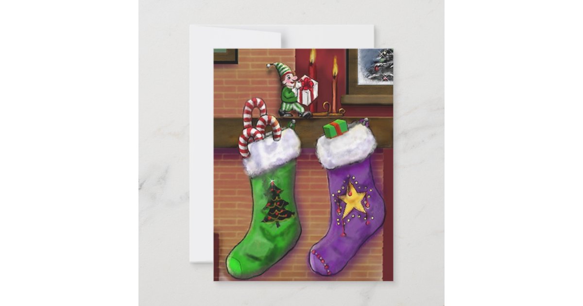 HOLIDAY STOCKING STUFFERS BAZAAR INVITE INVITATION | Zazzle