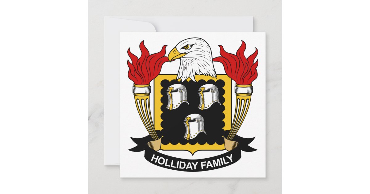 Holliday Family Crest | Zazzle