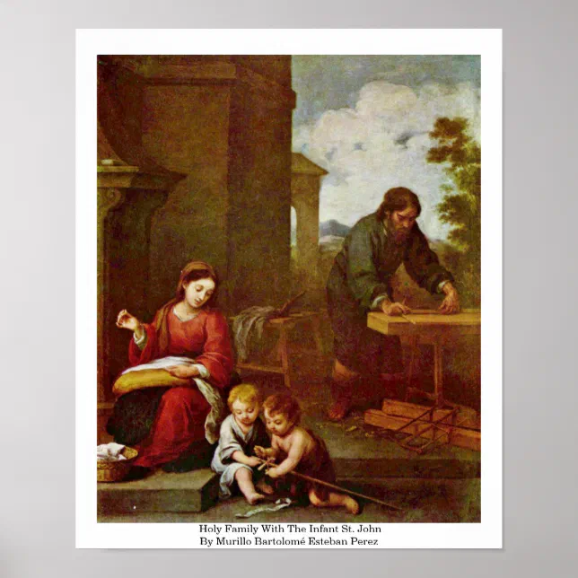 Holy Family With The Infant St. John Poster | Zazzle