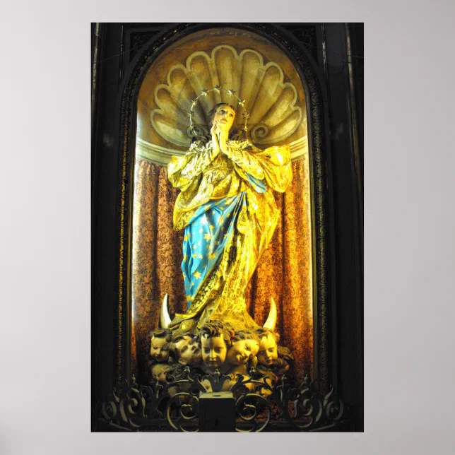 Holy Mother Mary, St John's co cathedral Poster | Zazzle