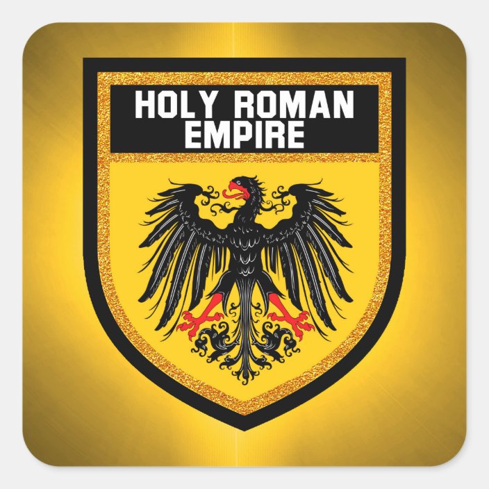 Holy Roman Empire Flag Square Sticker | Zazzle.co.uk