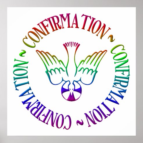 Confirmation Posters & Prints | Zazzle UK