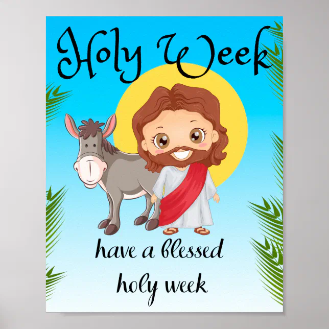 Holy Week Have a blessed Print, Value Poster Paper | Zazzle