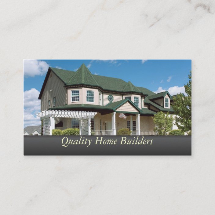 Home Builder Business Card | Zazzle