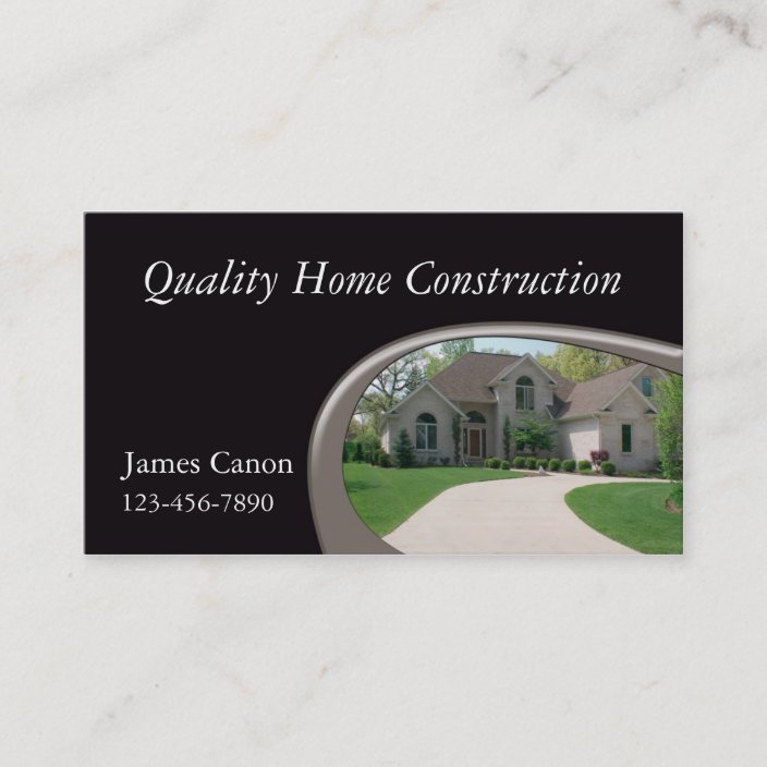 Home Builder Business Card | Zazzle.co.uk