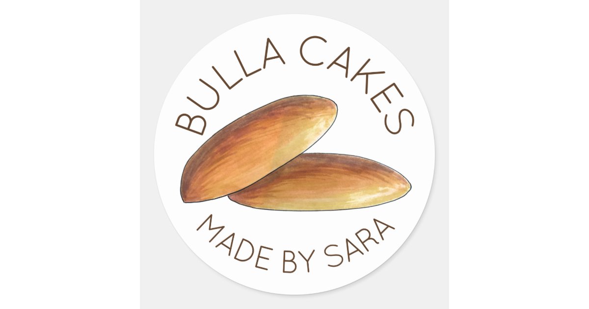 Homemade Bulla Cakes Jamaican Cake Baked Made By Classic Round Sticker ...