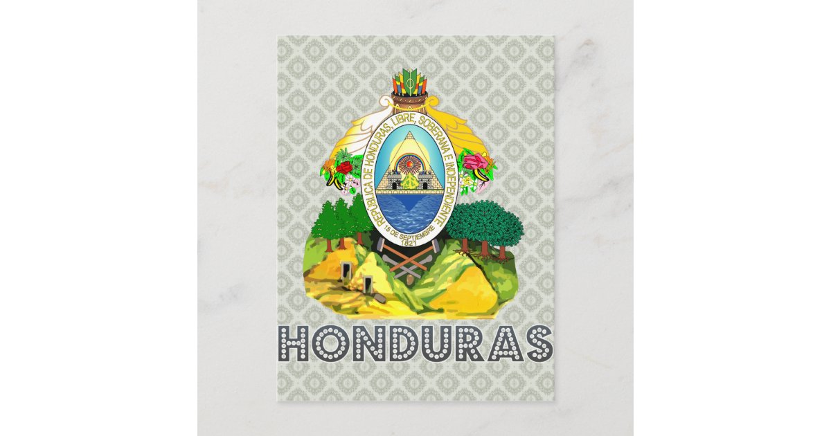 Honduras Coat of Arms Postcard | Zazzle