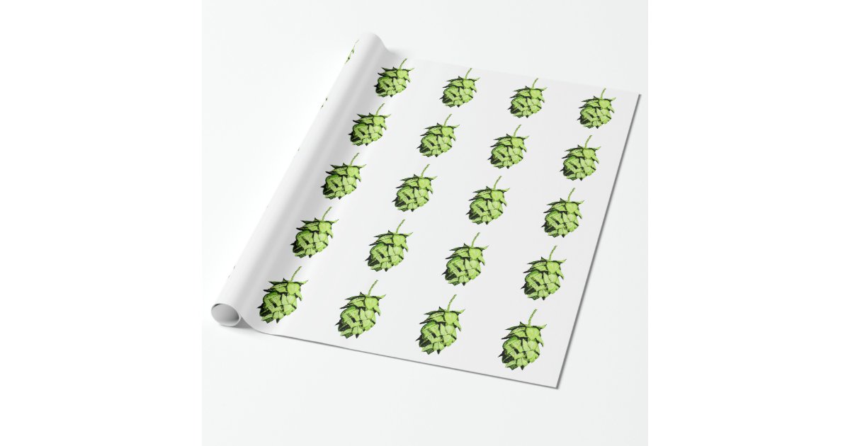 Hop Illustration Wrapping Paper | Zazzle