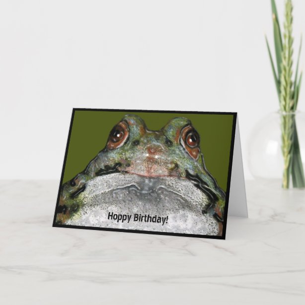 Frog Birthday Cards | Zazzle UK