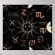 Horoscope circle, Zodiac signs, vintage. Poster | Zazzle