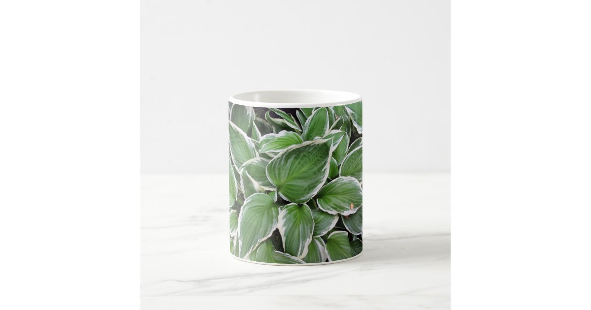Hosta Leaves Coffee Mug | Zazzle