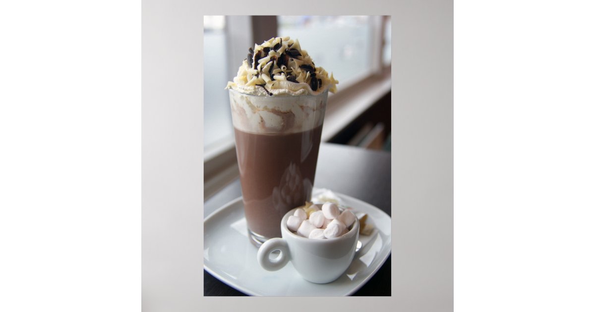 hot chocolate poster | Zazzle