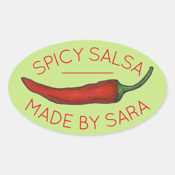 Salsa Stickers & Labels | Zazzle UK