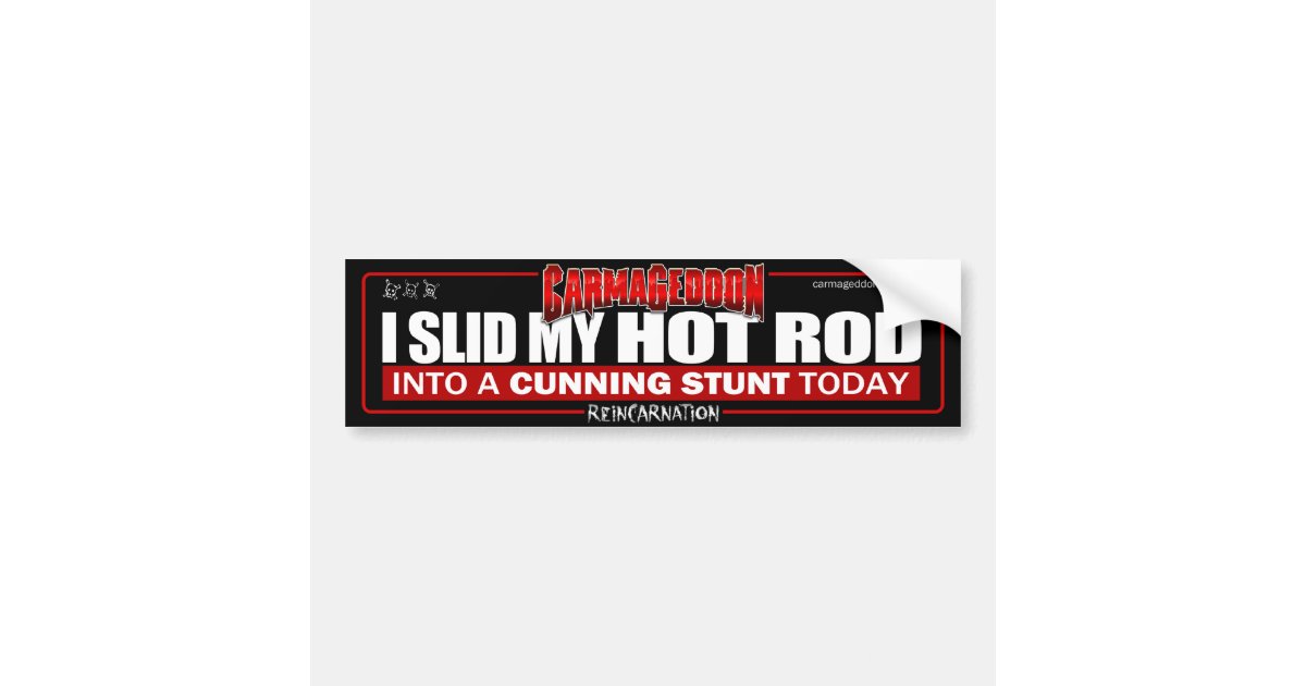 Hot Rod Bumper Sticker | Zazzle