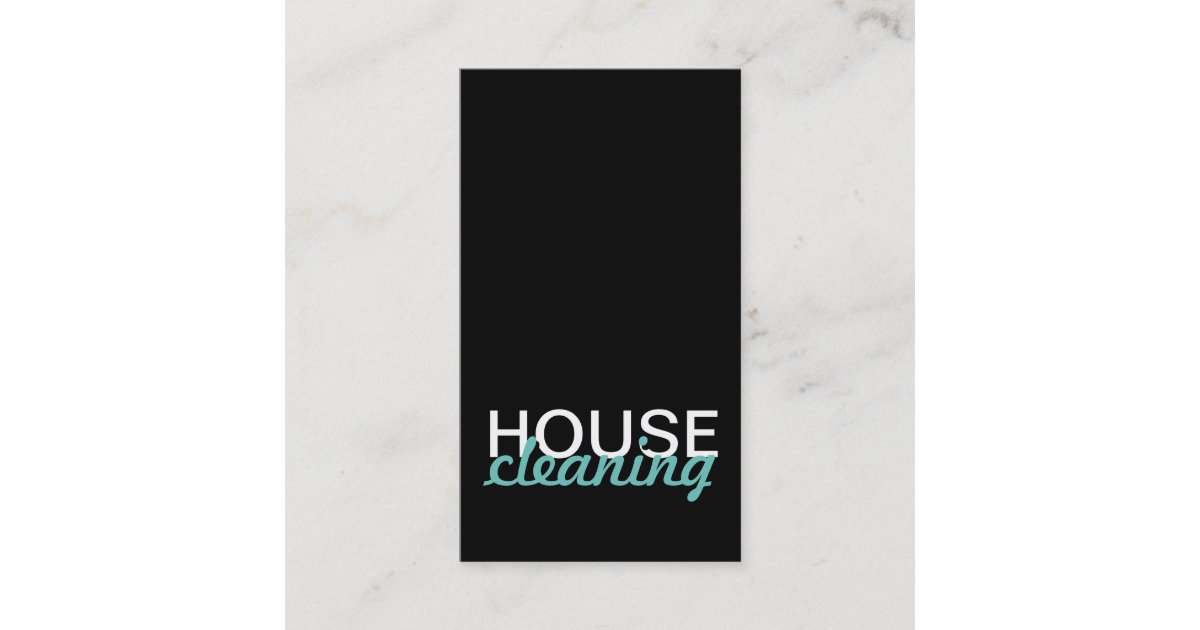 house cleaning punch card | Zazzle