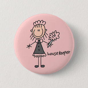Housekeeping Badges & Pins | Zazzle UK