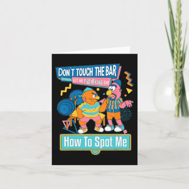 How To Spot Me Gym Weightlifting Bodybuilding Fitn Card | Zazzle