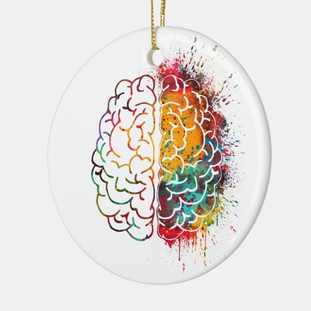 Human Brain Christmas Tree Decorations & Ornaments | Zazzle.co.uk